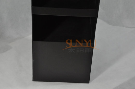 Pure Black  Floor Standing Display Boards PVC Foam Light Weight