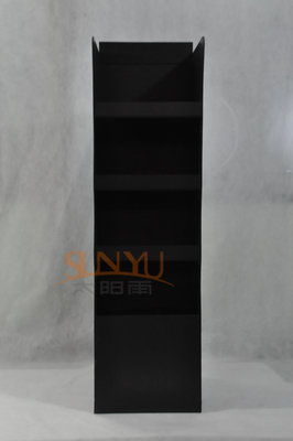 Pure Black  Floor Standing Display Boards PVC Foam Light Weight