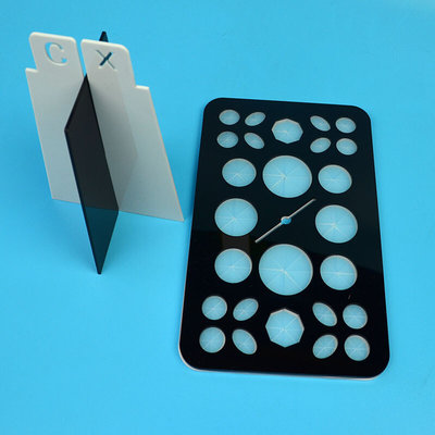 Simple Acrylic Makeup Storage , Puff Eye Shadow Pen Cosmetic Display Stands