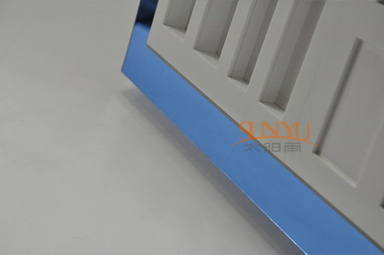 Counter Portable Makeup Display Stand Blue Mirror Protection Treatment