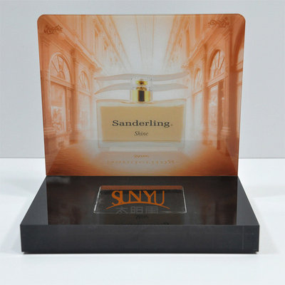 Laser Cutting Craft Cosmetic Display Rack Respectively Perfume Show