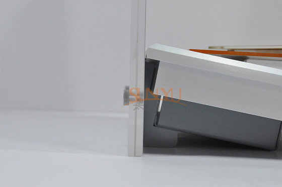 Skin Care Product Advertisement Display Stands Deluxe Golden Mirror Surface Treatment