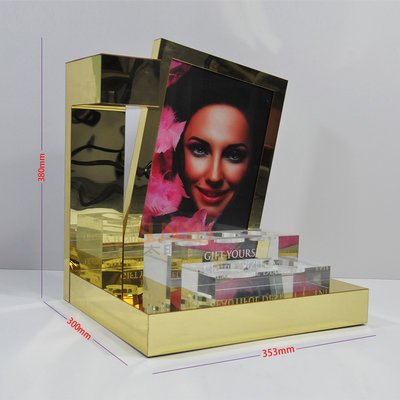 Magnetic Levitation Retail POS Displays , Acrylic Makeup Display Stand