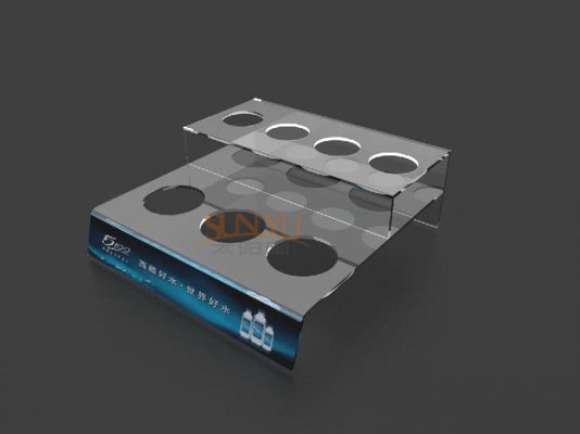2 Tiers Hot Bending Craft Acrylic Tabletop Display Stands 3- 4mm