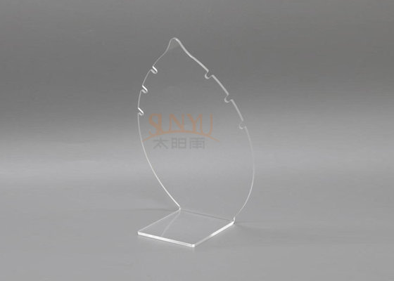 White Or Clear Promotional Necklace Display Bust Plexiglass Jewellery Shop