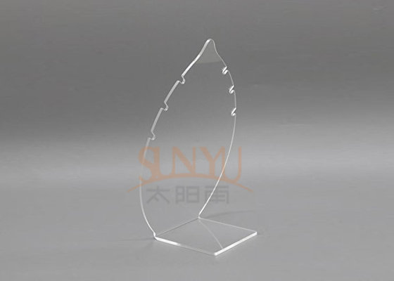 White Or Clear Promotional Necklace Display Bust Plexiglass Jewellery Shop