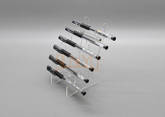Promotional Creative Clear Acrylic Display Pen Holder 3mm Thick