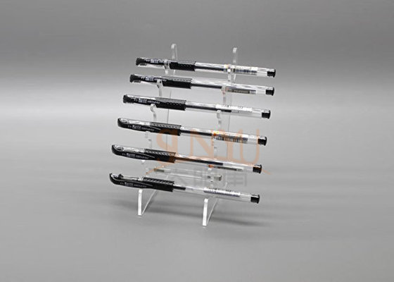 Promotional Creative Clear Acrylic Display Pen Holder 3mm Thick