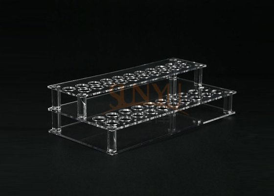 Customized Clear Acrylic Makeup Display Stand Lipstick Display Holder