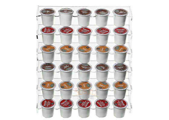 4mm Wall Mounting Clear Beverage Display Rack Superior Acrylic