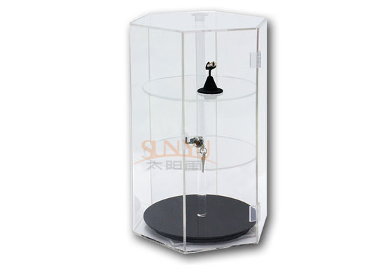 Acrylic Material Revolvable Custom Store Fixture Display Rack Products