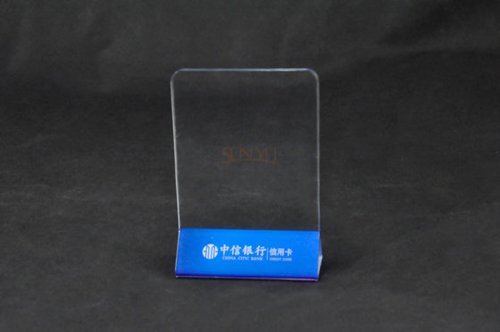 A4mm Insert Paperboard Acrylic Poster Holder Stand Bank Marked Card