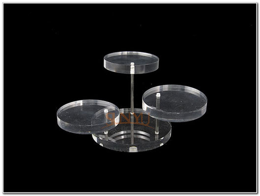 Clear Brilliant Acrylic Jewellery Display Stands For Earring Display