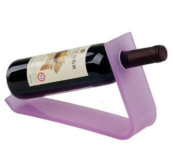 Crystal Acrylic Wine Food Display Trays Retail Shop Custom With Handle