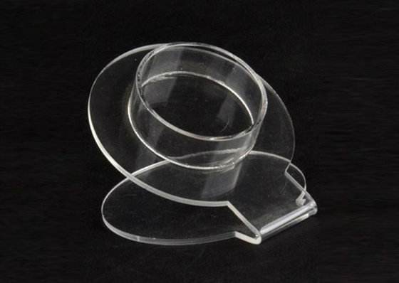 3mm Acrylic Jewelry Display Rack Bracelet Holder Transparent 150×150×500 mm