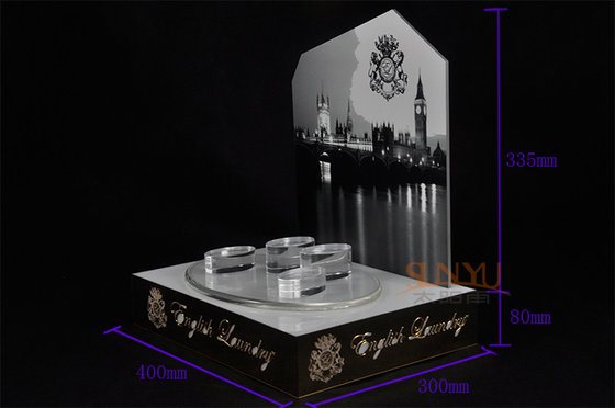 Acrylic Display Stand With Silver Color
