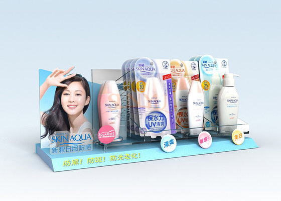 Advertisement Acrylic Counter Stands Lightweight For Skin Care