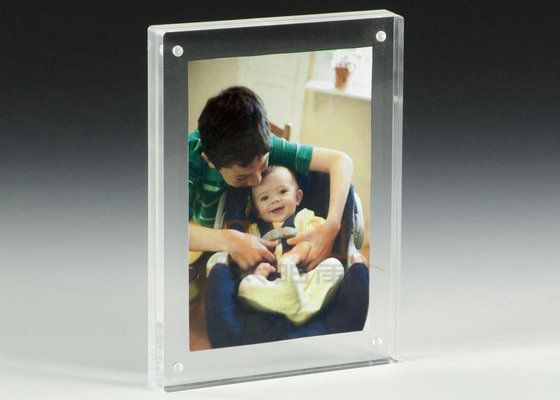 Clear Acrylic OEM Factory Custom Picture Frames With Magnetics