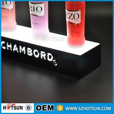 factory direct sale clear display holder stand, laser cutting thick acrylic customized led base