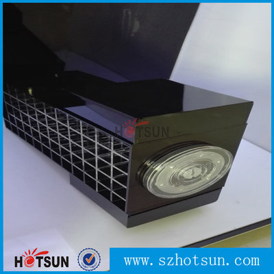 High clear customized acrylic spinning lipstick holder rotatable makeup organizer