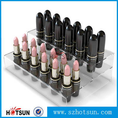Promotional Acrylic Comestic Store Lipstick Display Stand