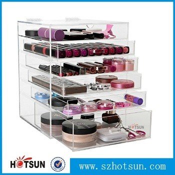Acrylic cosmetic makeup organizer/ makeup brush display/ makeup brush holder,Fashion acrylic Design Makeup Organizer