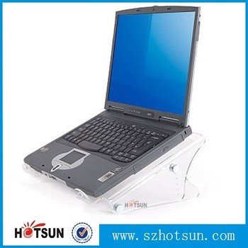 High transparent perspex display stand custom laptop acrylic stand