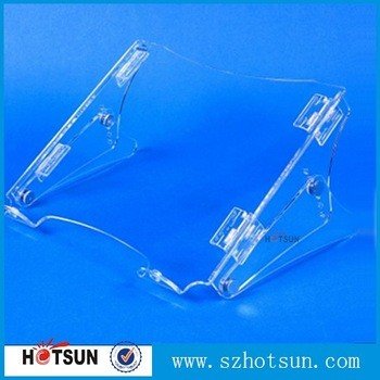 High transparent perspex display stand custom laptop acrylic stand