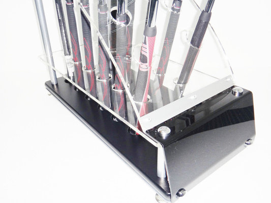 High Quality custom Golf Club Display Stand (12 Golf's Club Storage) Camber Acrylic