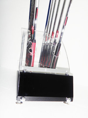 High Quality custom Golf Club Display Stand (12 Golf's Club Storage) Camber Acrylic