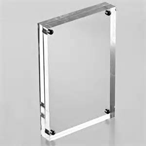 Acrylic Photo Frame Magnet Photo Frame,Thickness One Peice 0.47" .Simply Sandwich Your photo Between Two