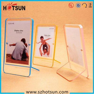 Double sided 6x4 acrylic photo frame with magnets,magnetic acrylic photo frames