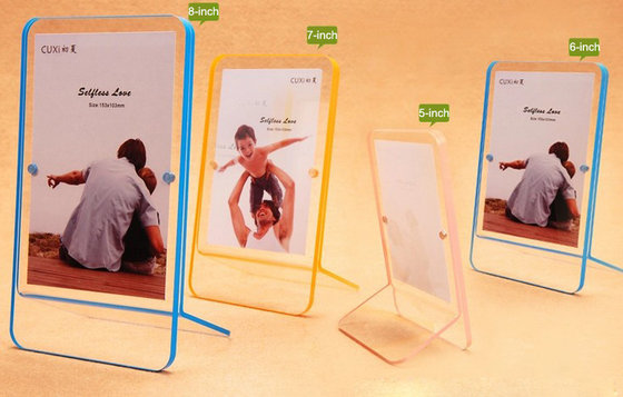 Double sided 6x4 acrylic photo frame with magnets,magnetic acrylic photo frames