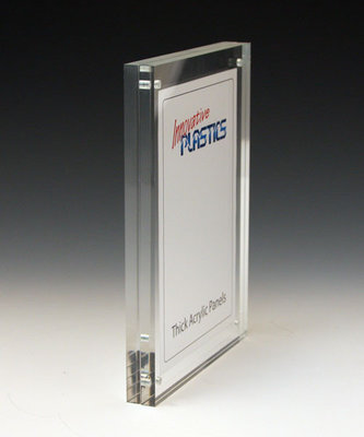 Acrylic Photo Frame Magnet Photo Frame,Thickness One Peice 0.47" .Simply Sandwich Your photo Between Two