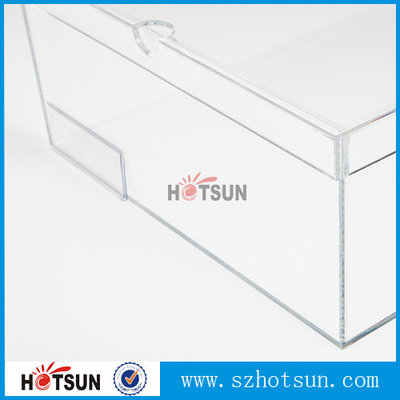 Customized color and logo printed acrylic shoe box, Factory Custom Made Clear Storage Shoe Box
