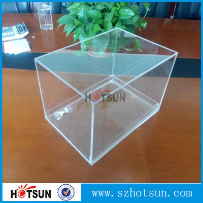 factory custom clear acrylic shoe boxes/perspex shoe box/display shoe box