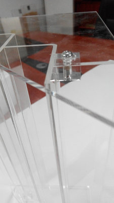 13 Years Factory Clear Acrylic Nail Polish Table Display Rack / Acrylic Nail Polish stand