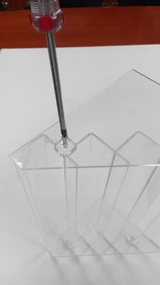 13 Years Factory Clear Acrylic Nail Polish Table Display Rack / Acrylic Nail Polish stand