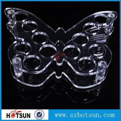 Acrylic Wine Glass Tray Holder/ acrylic shot glass tray,acrylic shot glass holder tray