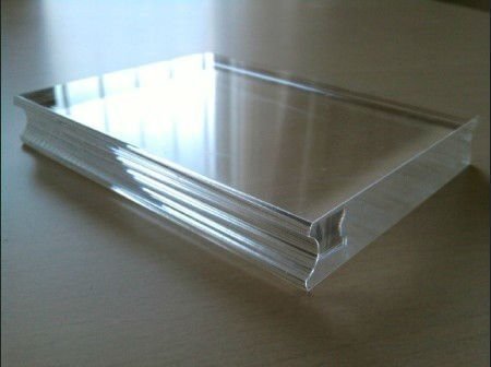 Customized Stamps Used Clear Acrylic Logo Sign Block Acrylic Glass Block