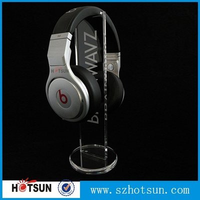earphone stand acrylic crystal clear fits virtually all earphones