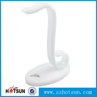 High quality earphones holder,custom made clear acrylic earphones holder headphone display stand