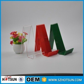 Hot sale! acrylic book holder, book end, Acrylic book stand
