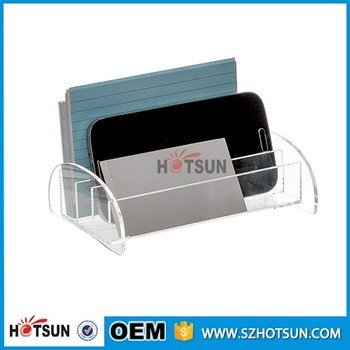 wholesale Desk Stationery With Pen Holder acrylic Office Desk Organizer