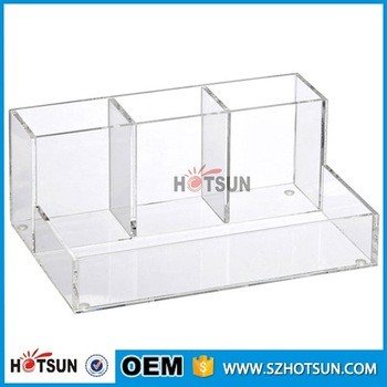 wholesale Desk Stationery With Pen Holder acrylic Office Desk Organizer