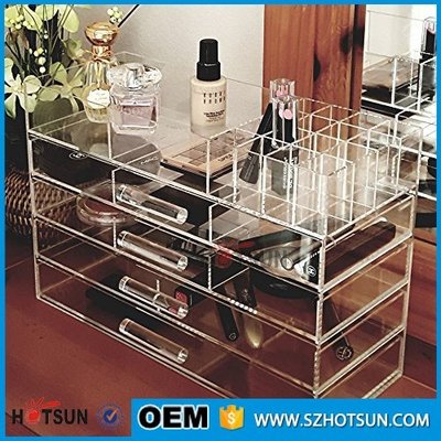Acrylic cosmetic makeup organizer/ makeup brush display/ makeup brush holder