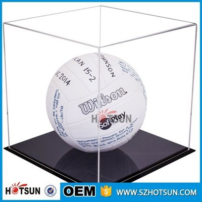 acrylic football boot display case, clear acrylic baseball hat display case, plexiglass acrylic rectangle box