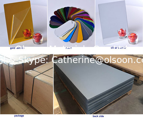 Clear and Colored Mirrored Acrylic Plexiglass Sheets -