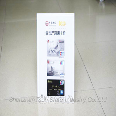 Acrylic banking hall displays stand