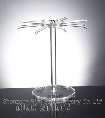 Acrylic jewelry display stand